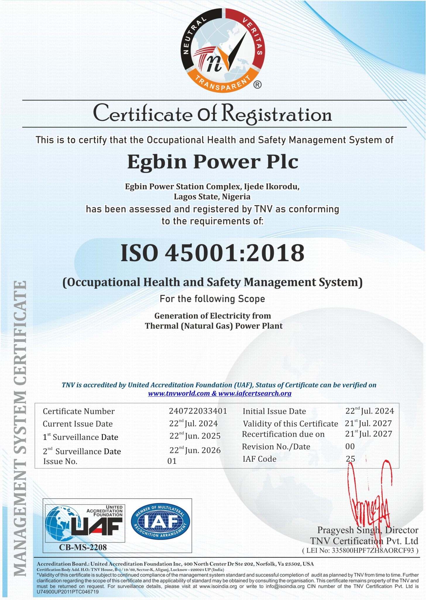 About Us - Egbin Power